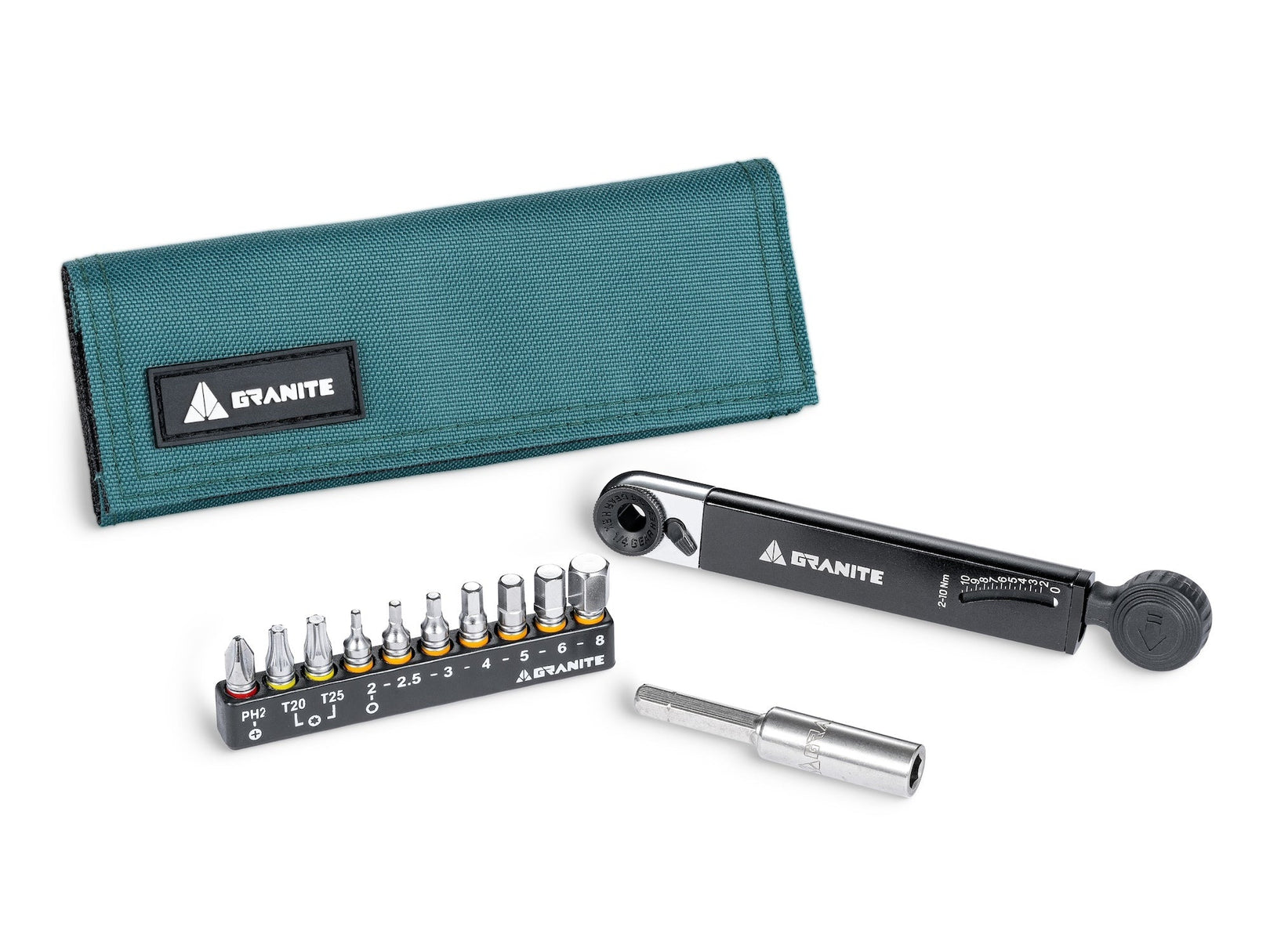 Granite Rocknroll TQ Torque Ratchet Tool Kit For Bike & MTB. – Granite ...