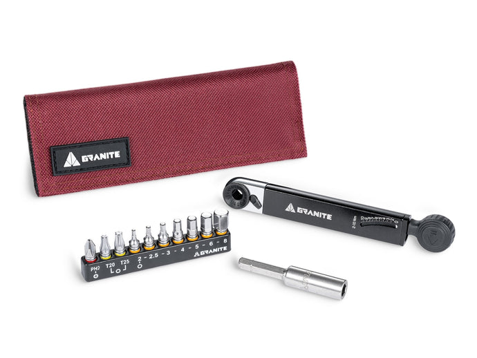 Granite Rocknroll TQ Torque Ratchet Tool Kit For Bike & MTB. – Granite ...